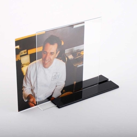 Porte visuel en plexiglas BASE COULEUR | Faberplast